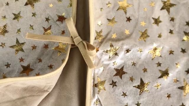 Юбка для декорирования основания ёлки КЕЛСИ, текстиль, шампань, 90 см, ANM200560-1