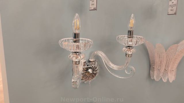 Бра NEWPORT 8622/A chrome clear