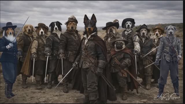 Нас было четверо - их двенадцать. Боевая баллада