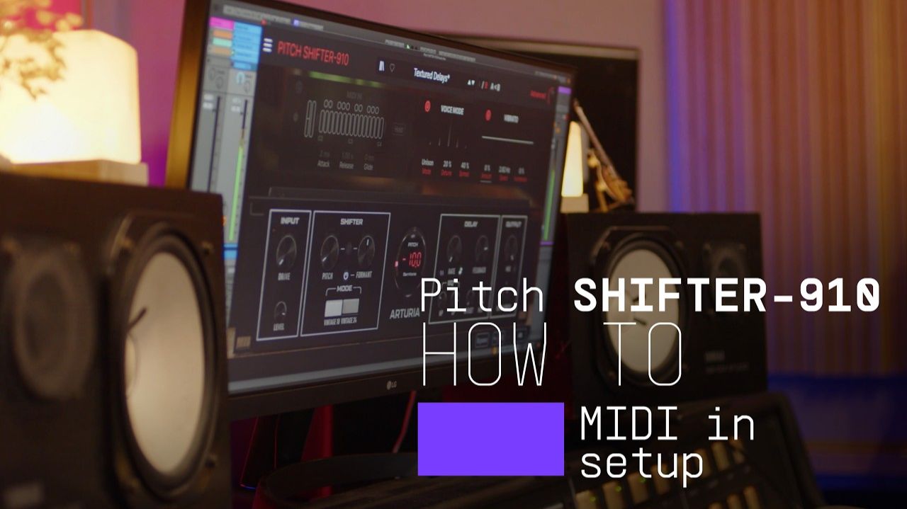 Arturia Pitch Shifter-910: How to Setup MIDI In