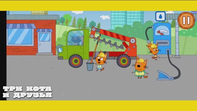 Три Кота / Строим дом котят / Мультик ТРИ КОТА