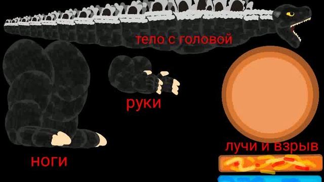 годзилла хеисеи модель и его лучи