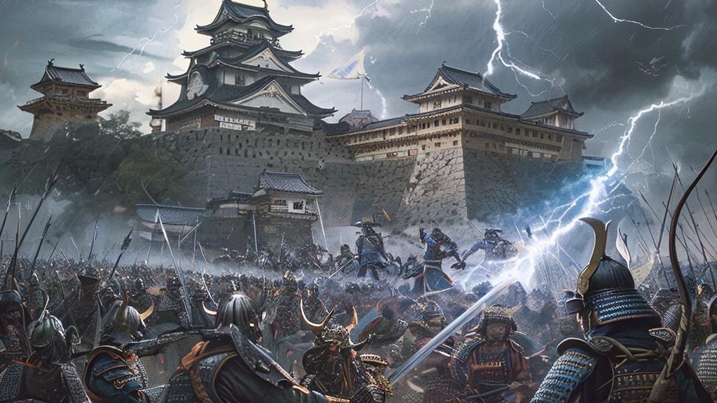 Война . Асгард VS Японский замок