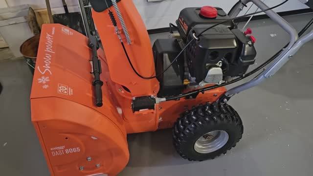 Снегоуборщик Daewoo DAST8065 Доработка троса привода отражателя