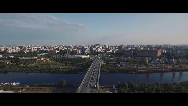 Тюмень с высоты птичьего полета.