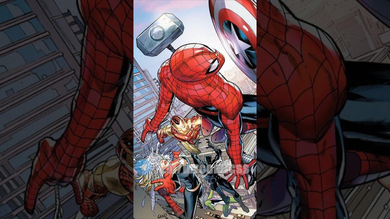 Человек-паук УНИЖАЕТ Мстителей #marvel #marvelcomics #spiderman #comics #shorts