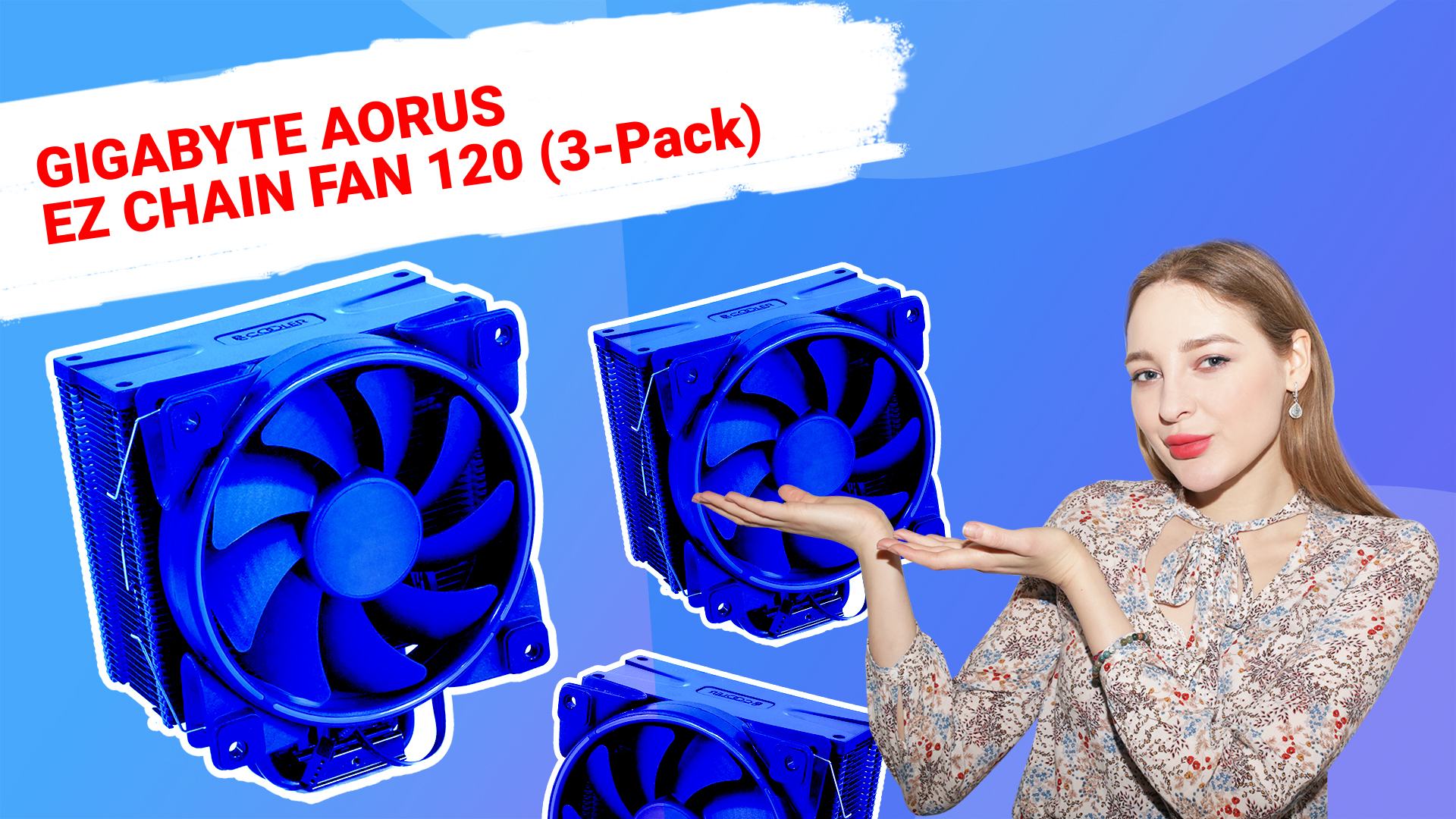 НИКС Компьютерный Супермаркет: видео про Вентилятор 120x120 мм GIGABYTE AORUS EZ CHAIN FAN 120 (...