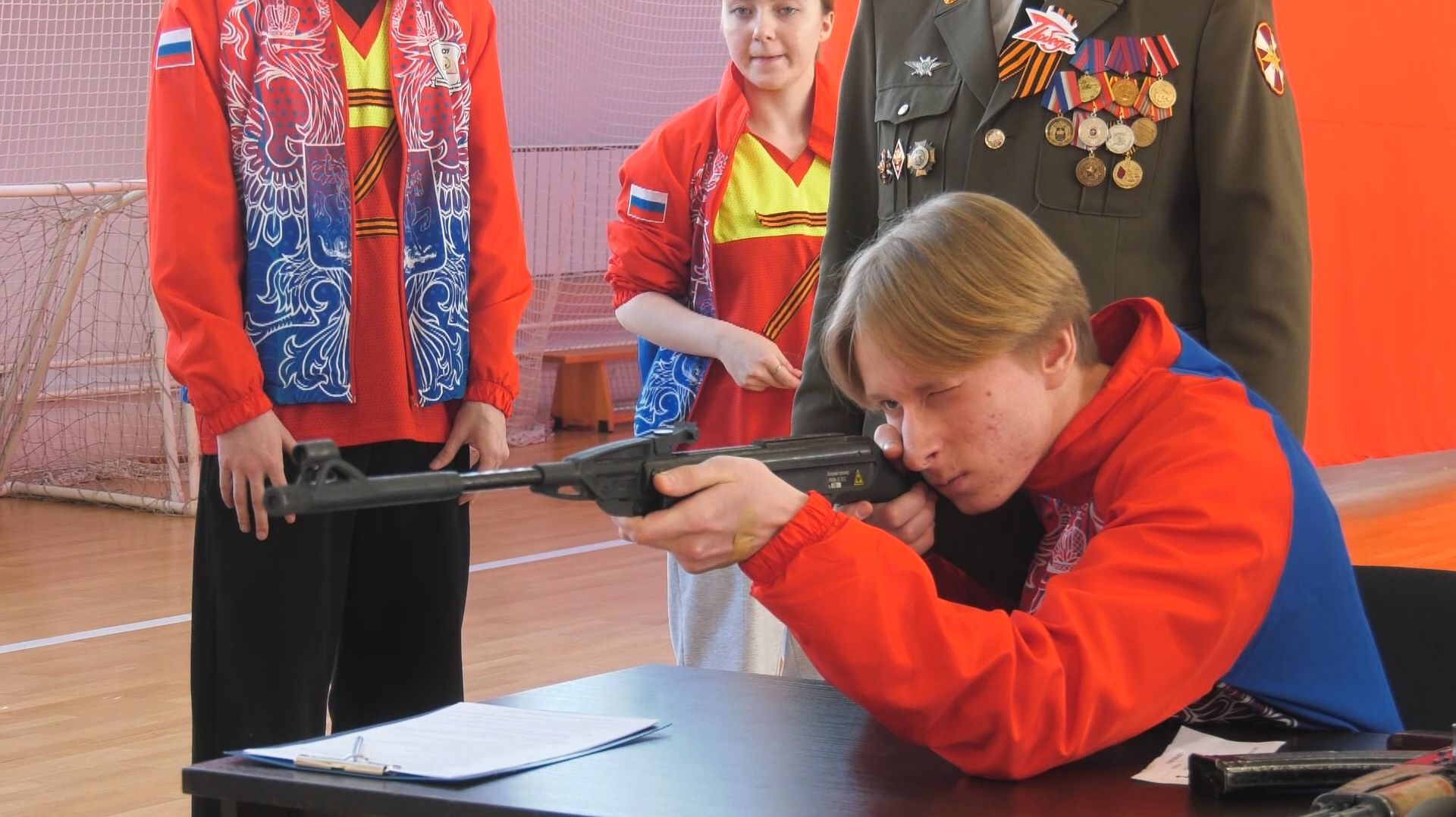 Военно-спортивные соревнования прошли в ФОКе