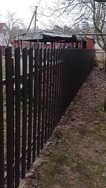 Забор с евроштакетника I Металлические заборы I Заборы из евроштакетника I Монтаж заборов под ключ