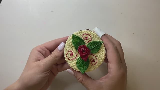 Рисуем 3D ручкой. Трафарет "Круглая пироженка"