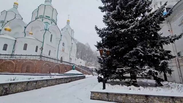 Святые Горы в зимнем убранстве 20.02.2026 г.