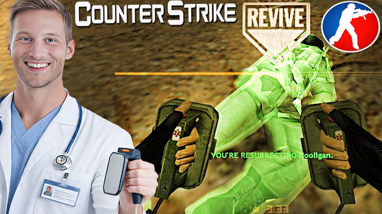 ВОСКРЕШЕНИЕ МЁРТВЫХ,СКИНЫ НА ОРУЖИЯ,КАК ИЗ КС 2-ЭТО ВСЁ В КС 1.6!УДИВИТЕЛЬНО!CS 1.6 - ЖИВЁТ!