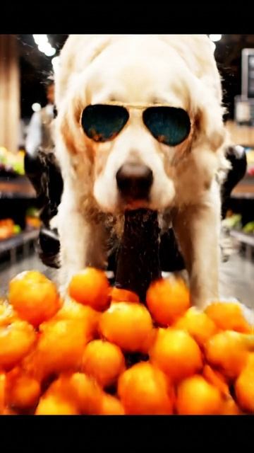 Собака в супермаркете