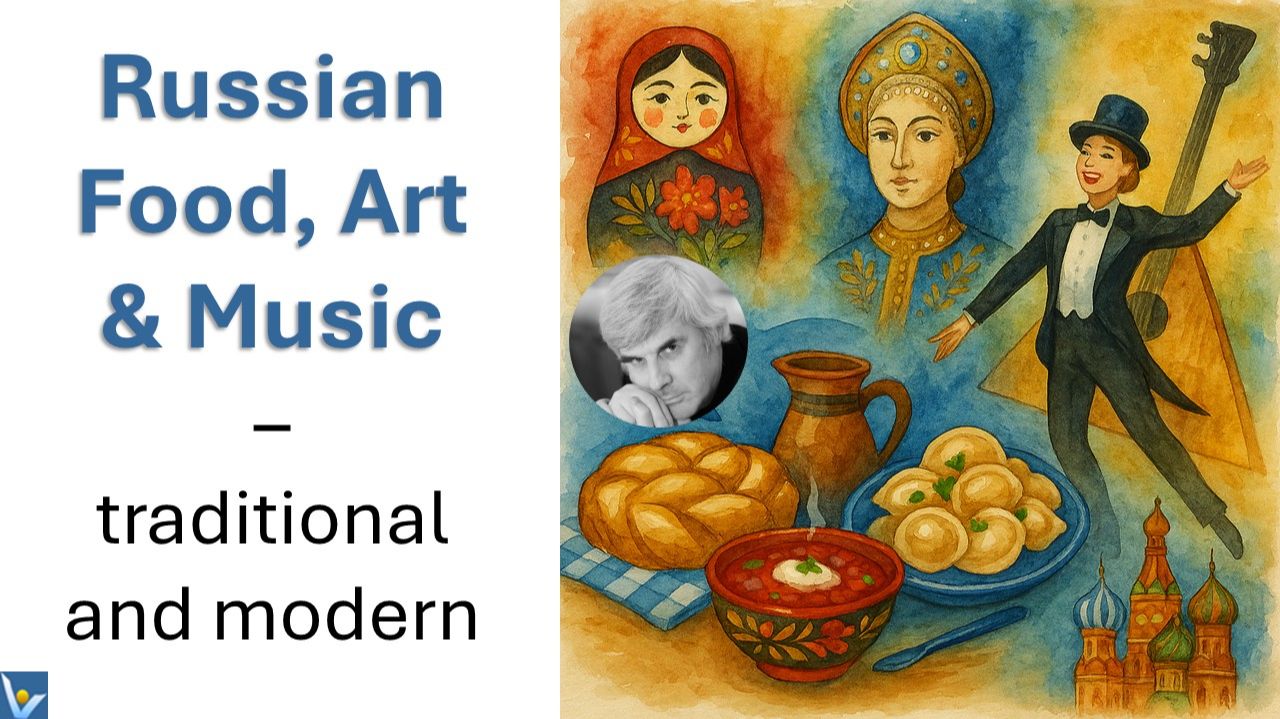 "РУССКИЕ ИСКУССТВО, МУЗЫКА и ЕДА - традиционные и современные" - видео для международного фестиваля
