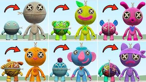 Мультик новая эволюция всех игр Poppy Playtime, глава 5, Wrongside Outimals в Garry's Mod