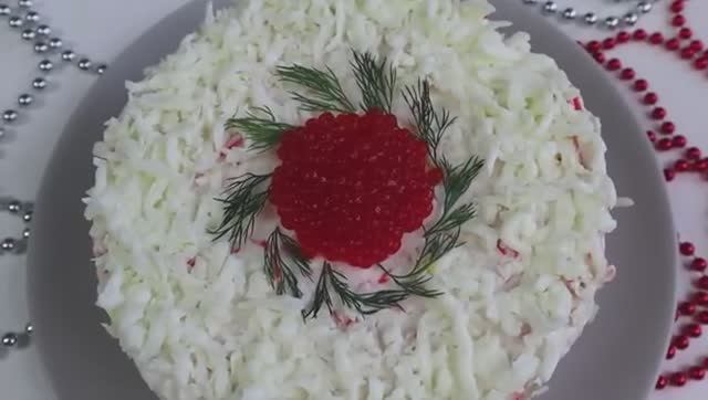 Королевский КРАБОВЫЙ САЛАТ/Всего ТРИ Ингредиента! Безумно вкусный