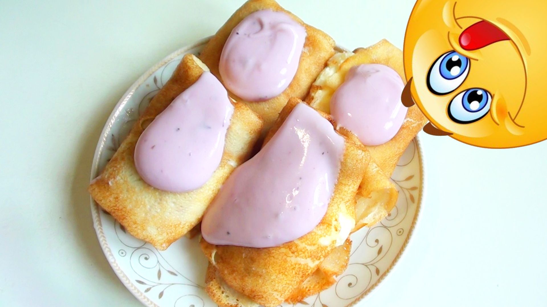 Вкусненькие блинчики с творогом - рецепт