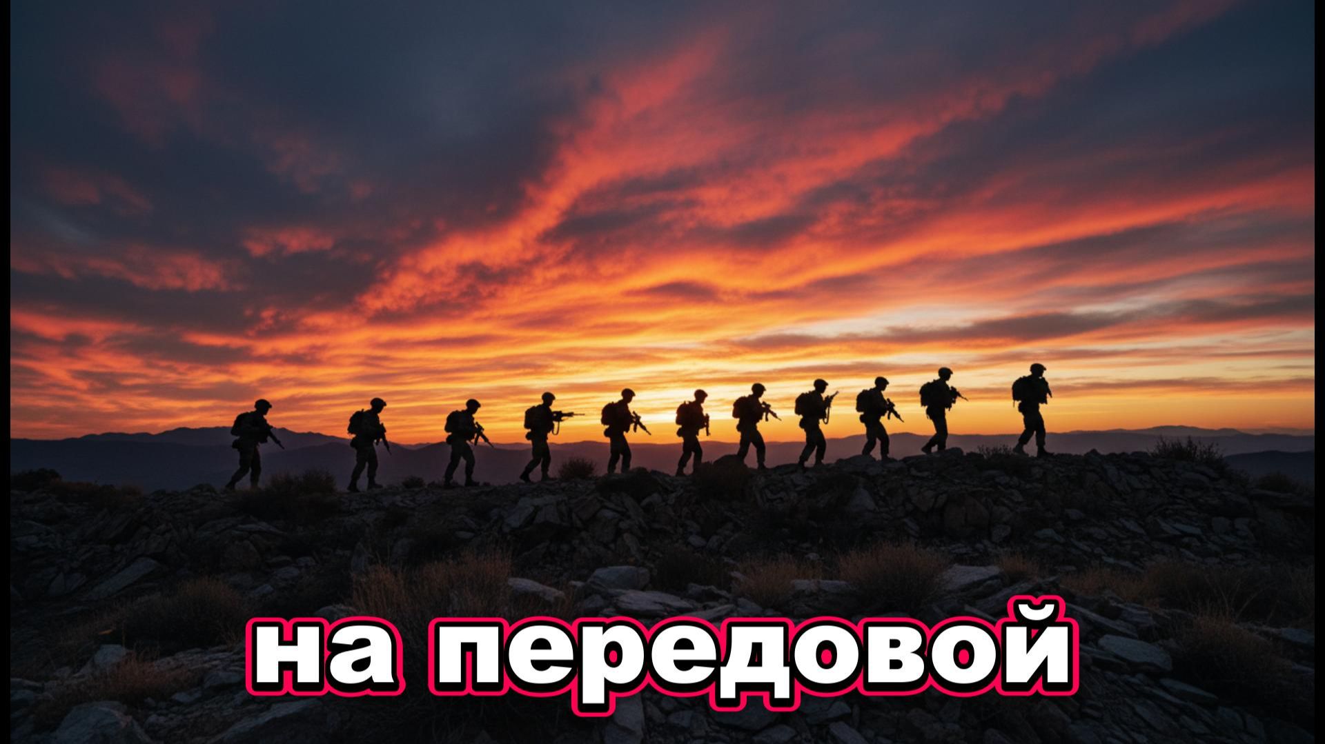 На передовой