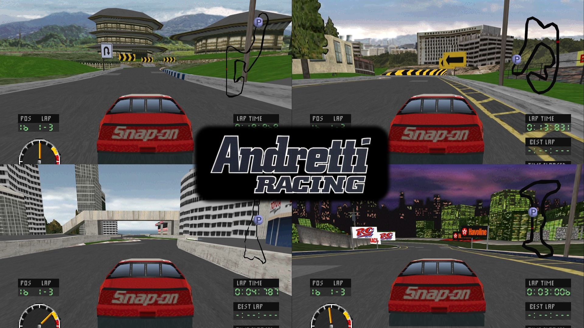 Andretti Racing (PS1) - Все Гоночные Трассы