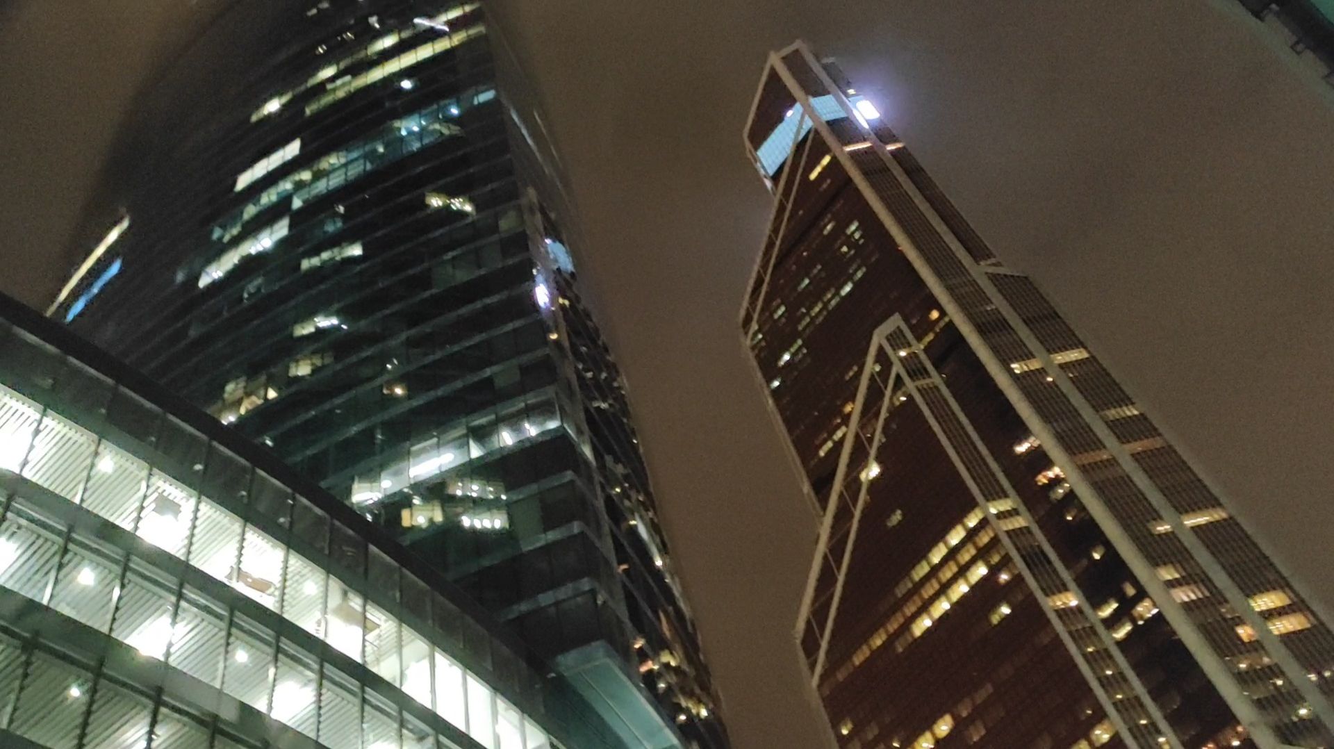 Ночная прогулка Москва-Сити Очень красивые виды Влог