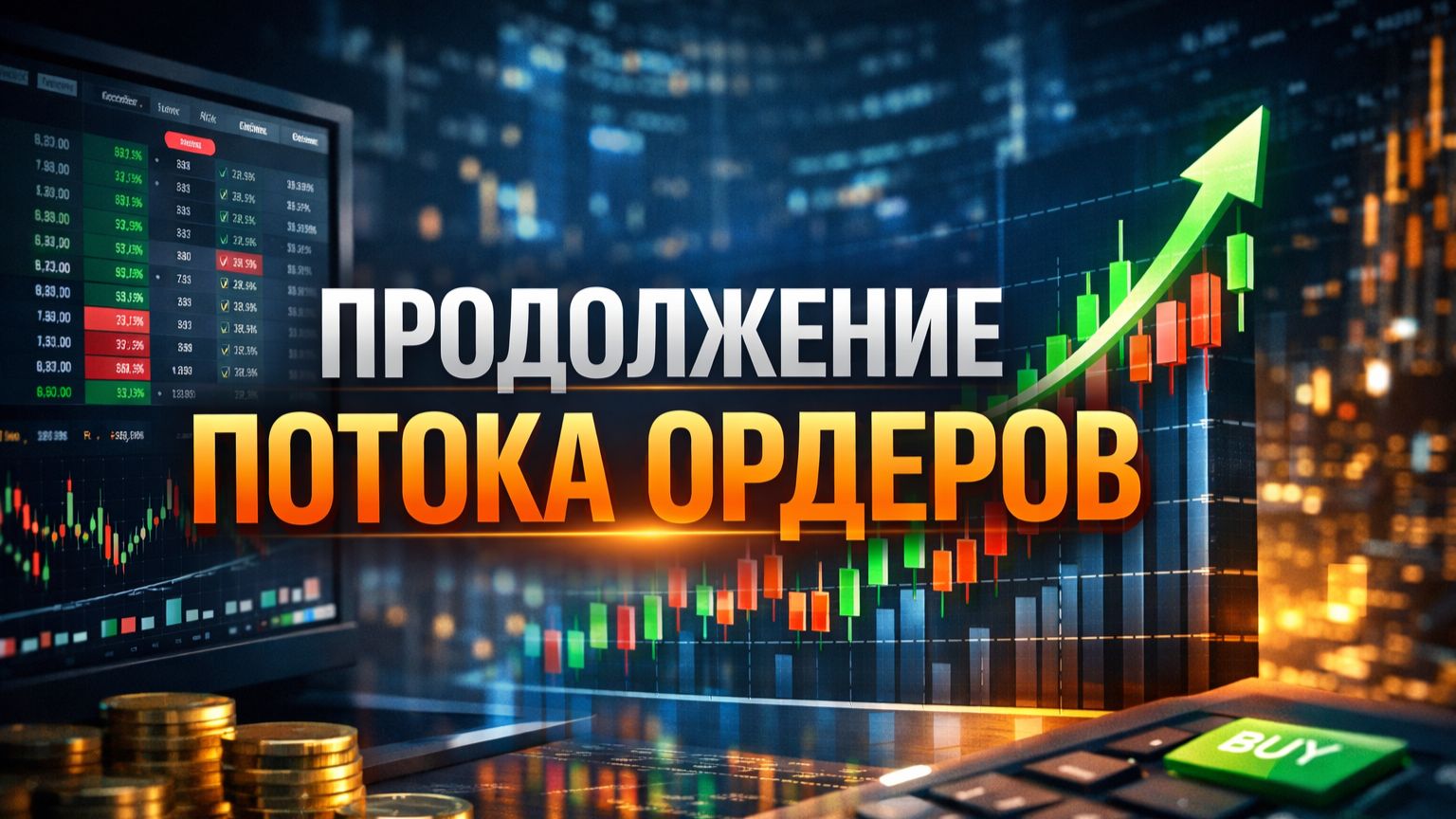 12. Продолжение потока ордеров