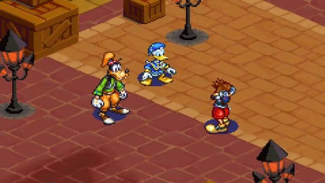 Kingdom Hearts. Chain of Memories - Вступление, Пересеченный город и Аксель I