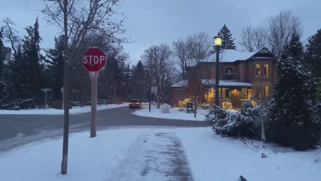 Расслабляющая прогулка по Тихому городу после снегопада ❄️☃️