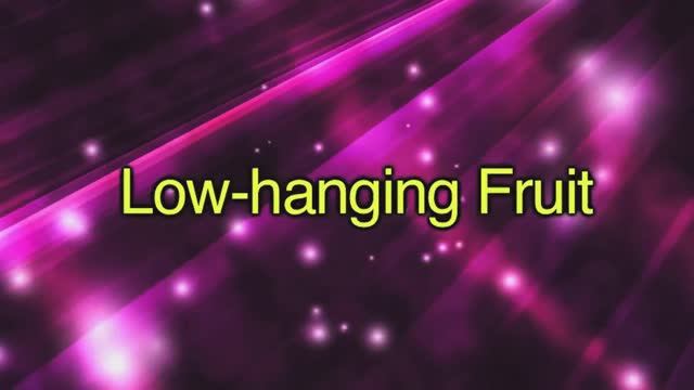 low-hanging fruit