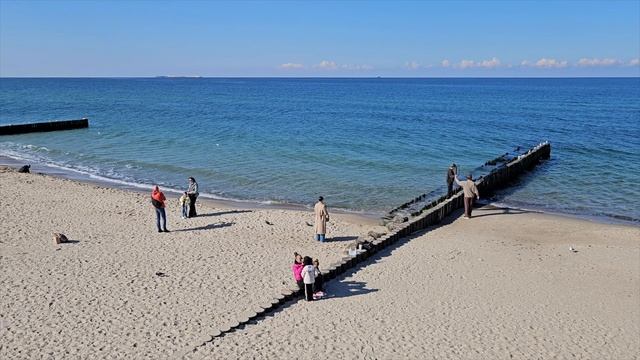 Зеленоградск 2026. Ледниковый период - жизнь пляжа за минуту...