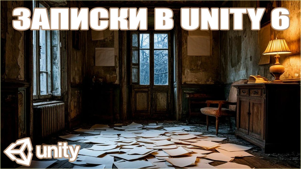 ЗАПИСКИ В UNITY 6. КАК СОЗДАТЬ ЗАПИСКУ. СОЗДАНИЕ ИГР. УРОКИ ПО UNITY 6. КАНАЛ ИГРОСТРОЙ
