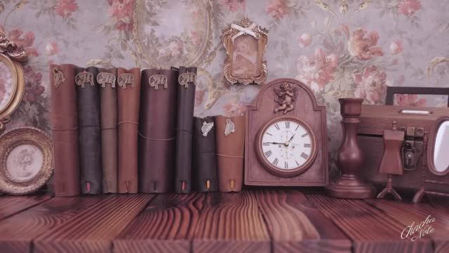 Оформление винтажного дневника