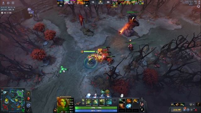 dota 2 windranger. Мидовая бестия в деле