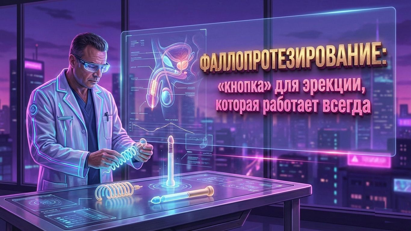Фаллопротезирование: «кнопка» для эрекции, которая работает всегда