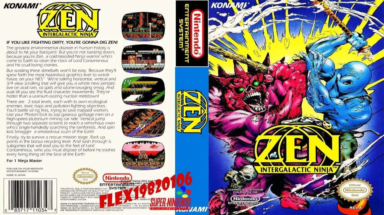 Zen Intergalactic Ninja (NES)