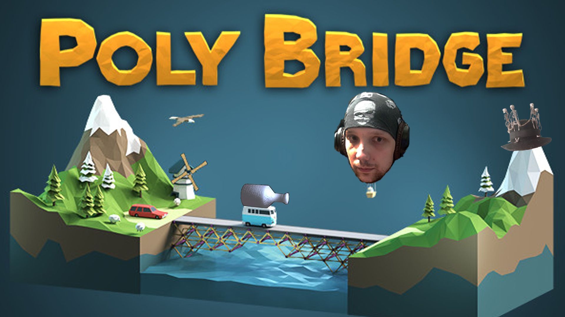 (Первая неудача) Poly Bridge - Oops (симулятор строителя мостов)