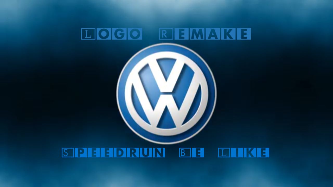 Volkswagen Logo Remake Speedrun Be Like By ⁨@SLNMediaGroup⁩