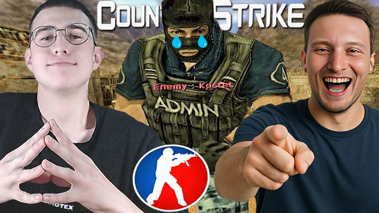 УНИЗИЛИ АДМИНА С БРАТОМ!ОН ЛИВНУЛ!ADMIN ПЫТАЕТСЯ ВЫЗВАТЬ МЕНЯ НА ПРОВЕРКУ ЧИТОВ В КС 1.6! CS 1.6