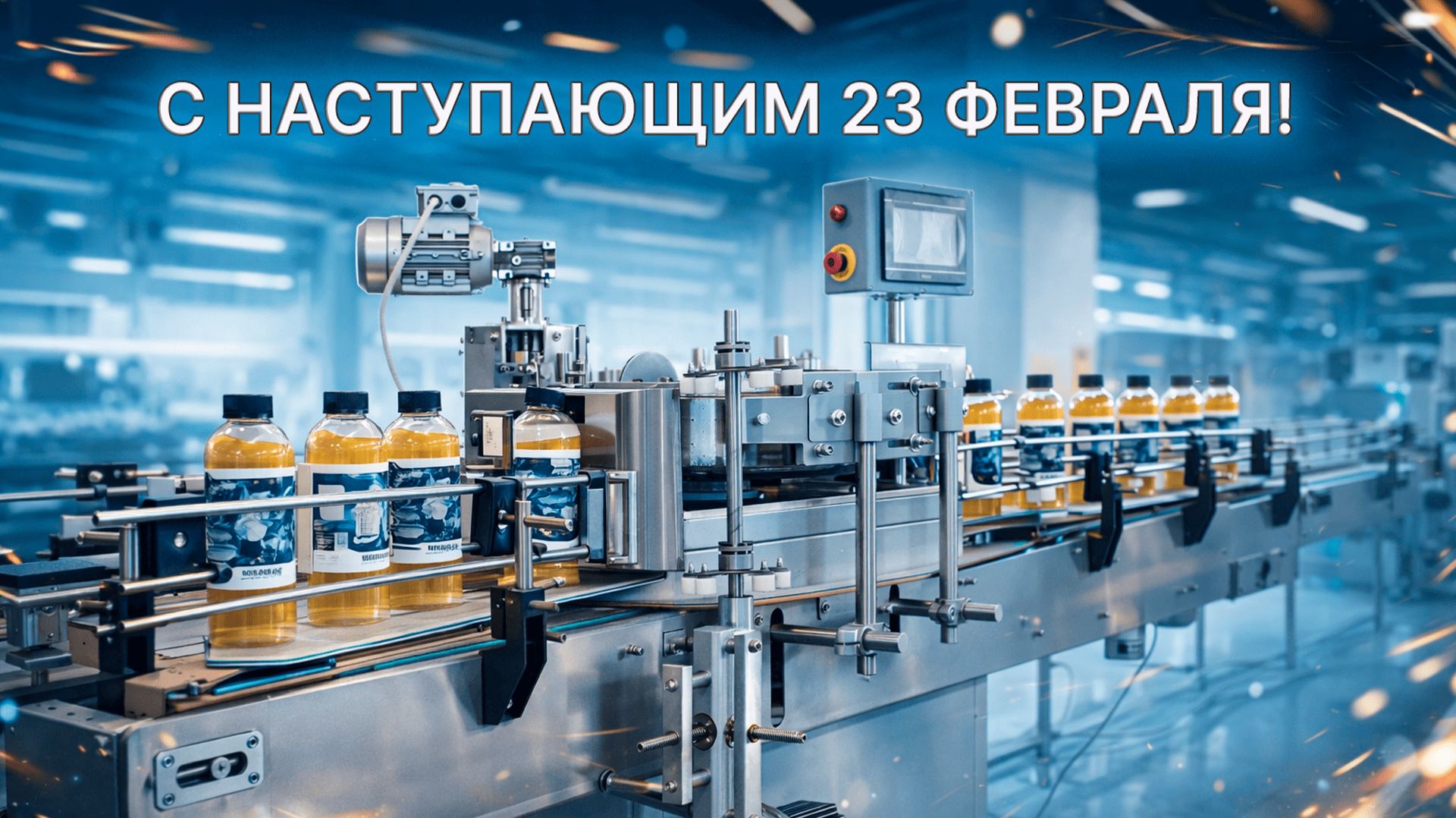 Сила в автоматизации. С наступающим 23 февраля!