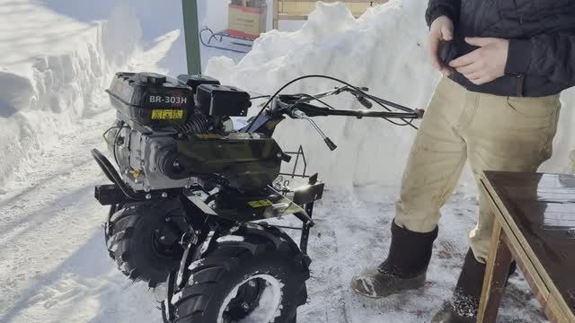 НОВЫЙ МОТОБЛОК BRAIT BR-303H / ОБКАТКА