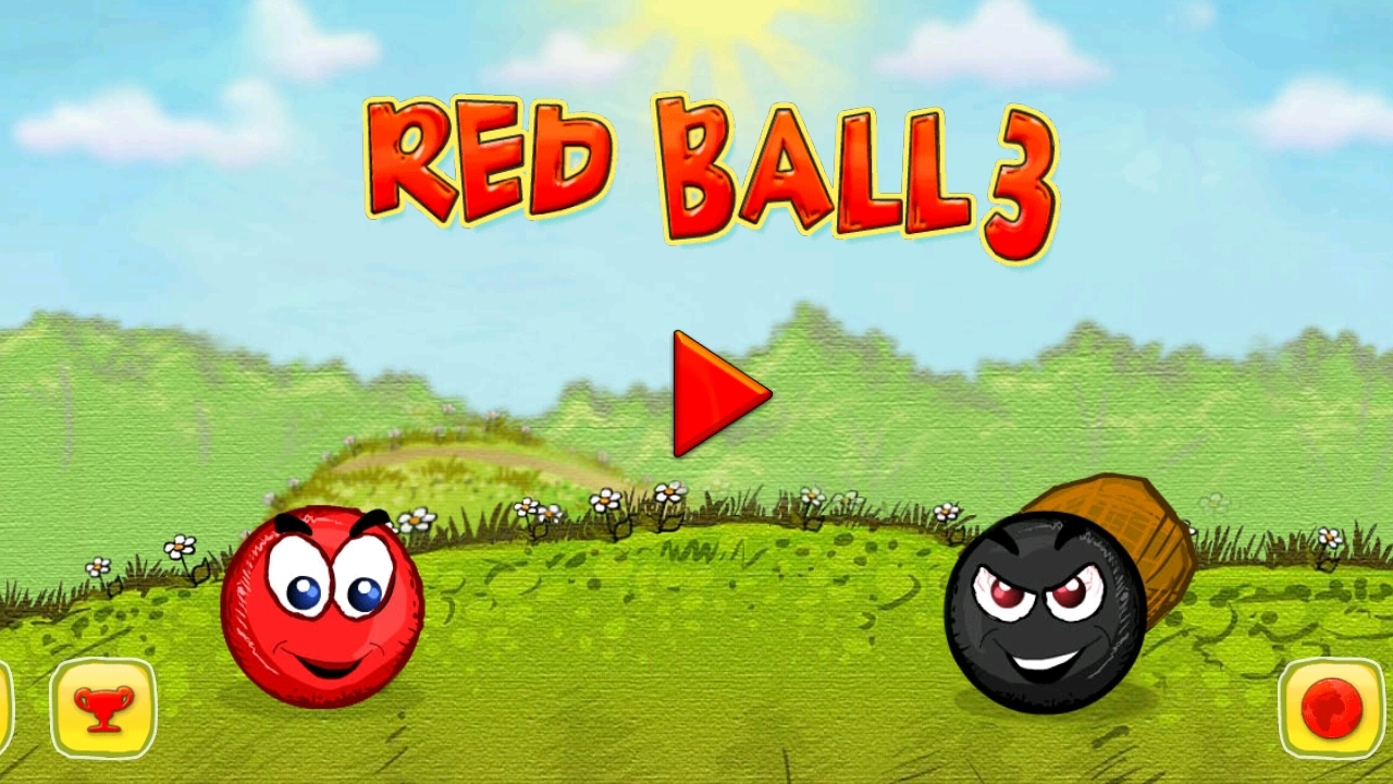 RED BALL 3 красный шарик спасает свою подружку зою. #1