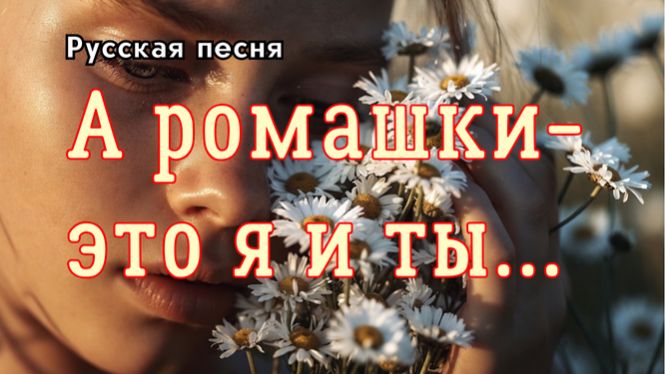 Песня "А ромашки- это я и ты"- лирическая баллада о любви, детстве и красоте родного края