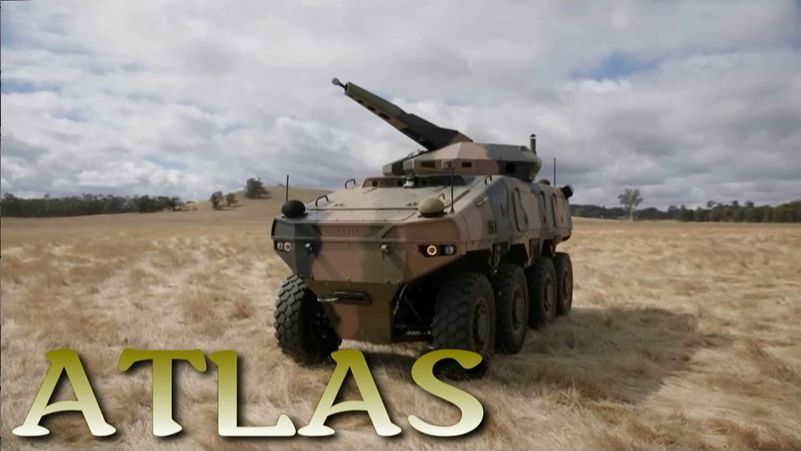 ATLAS - робот поддержки бронетехники