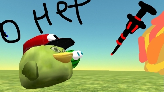 Я просто был на земле как вдруг.Чикен Ган мем 🤣🤣🤣