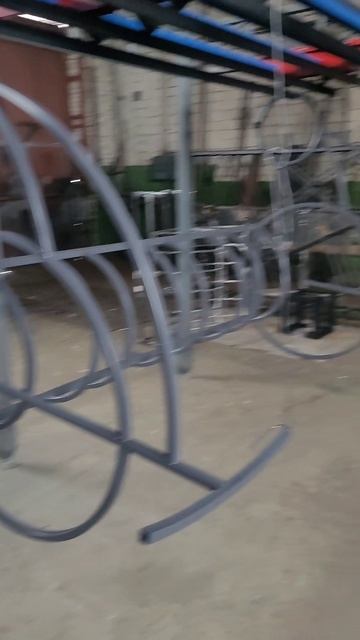 Порошковая покраска велопарковок I Линия порошковой покраски в Гомеле