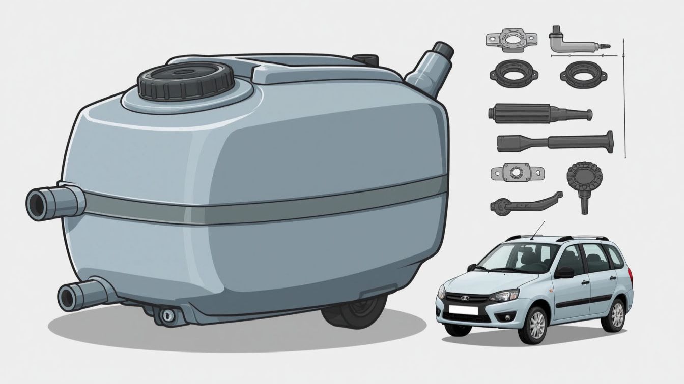 Пробка расширительного бочка ВАЗ, Калина. Проблемы и устройство