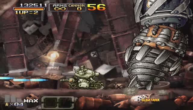 PSP Metal Slug XX на слабом ПК Game OS Без Виндовс