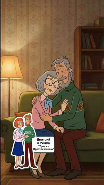 Мультяшные парочки постарели