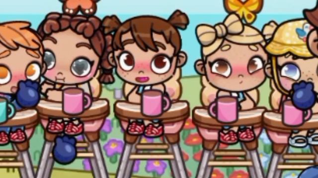 Кушаем ягодки🪶🦤Небольшой пикник🍮На день🐾Не брать идею!💐🦩🪸В описание!🦚