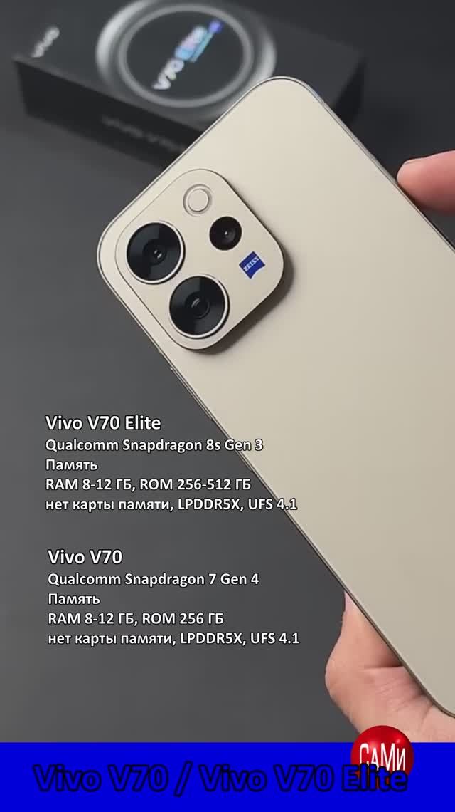 Vivo V70 & Vivo V70 Elite характеристики  #smartphone #news #распаковка #смартфон #обзор #новости