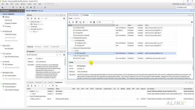 FPGA ZYNQ Video Tutorial - AX7010 AX7020 Tutorial - FPGA Experiment 06_FPGA On-Chip FIFO ReadWrite T
